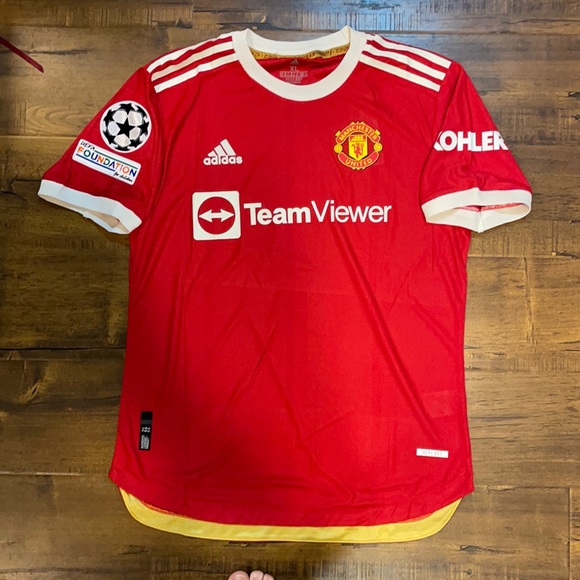 Shirts | Manchester United Home 221 Ronaldo Champion League Patches ...